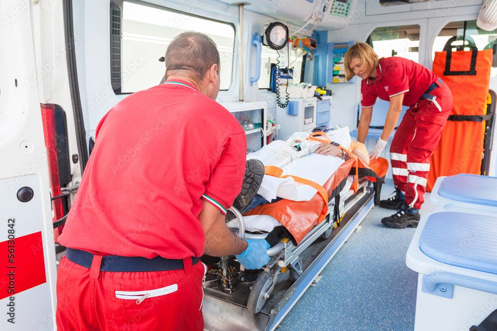 Rescue Team Providing First Aid Stock Photo | Adobe Stock
