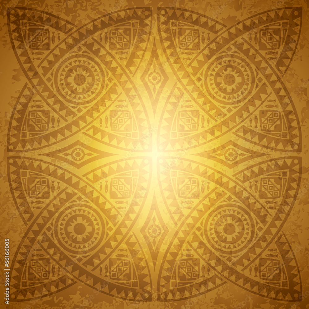 African background design template for cover design Stock Vector ...