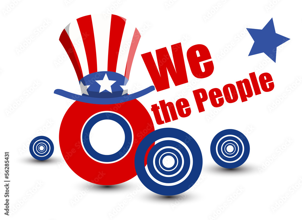 We the people vector design Stock Vector | Adobe Stock