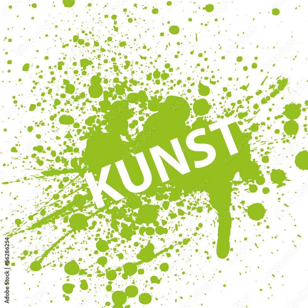 Kunst Logo Grün Vektor Stock-Vektorgrafik | Adobe Stock