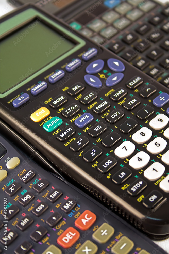 Scientific Calculators Stock Photo | Adobe Stock