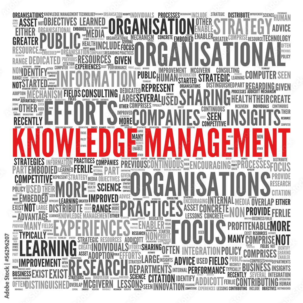 KNOWLEDGE MANAGEMENT Stock Illustration | Adobe Stock