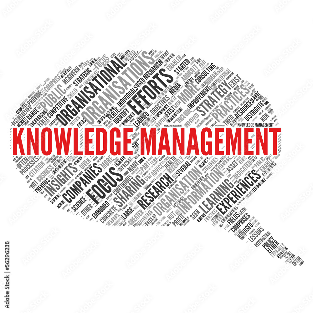 KNOWLEDGE MANAGEMENT Stock Illustration | Adobe Stock