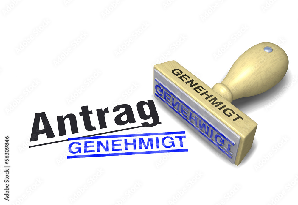 Antrag genehmigt Stock-Illustration | Adobe Stock