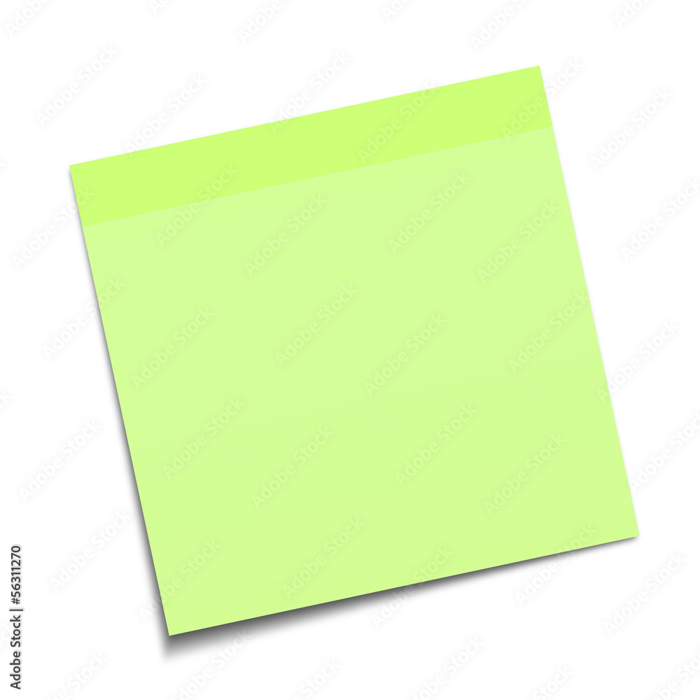 Green Sticky Note Png