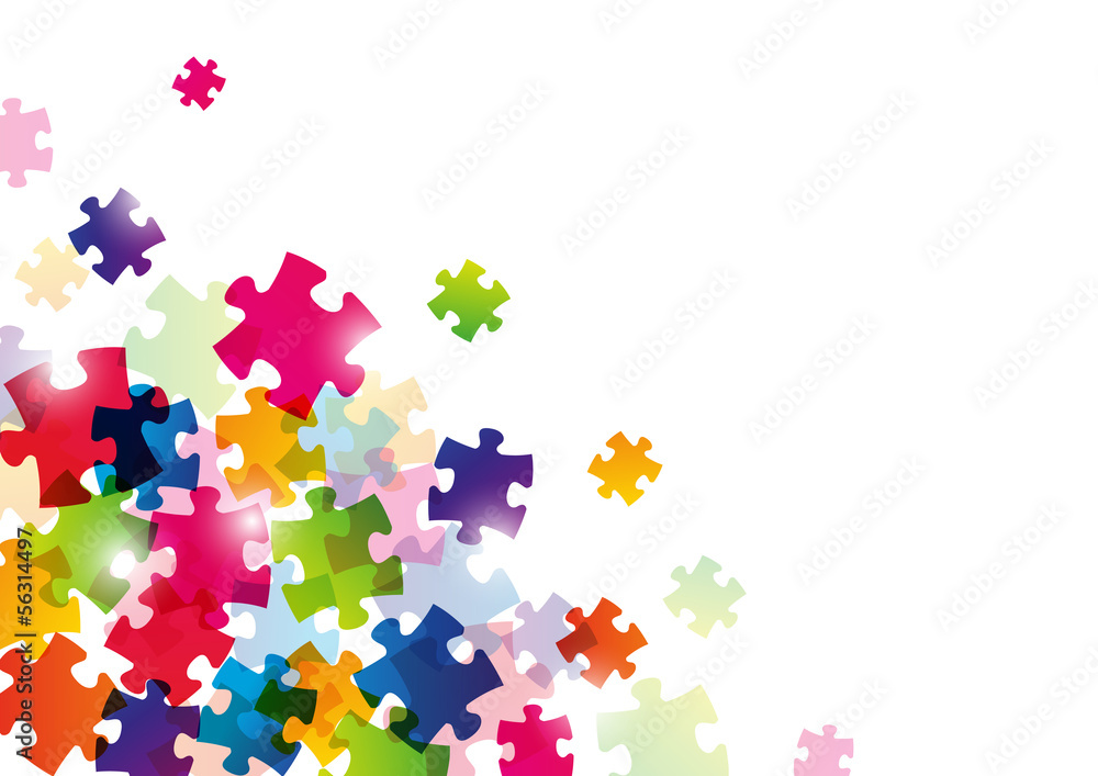 Color puzzle background for Your design Stock Vector | Adobe Stock