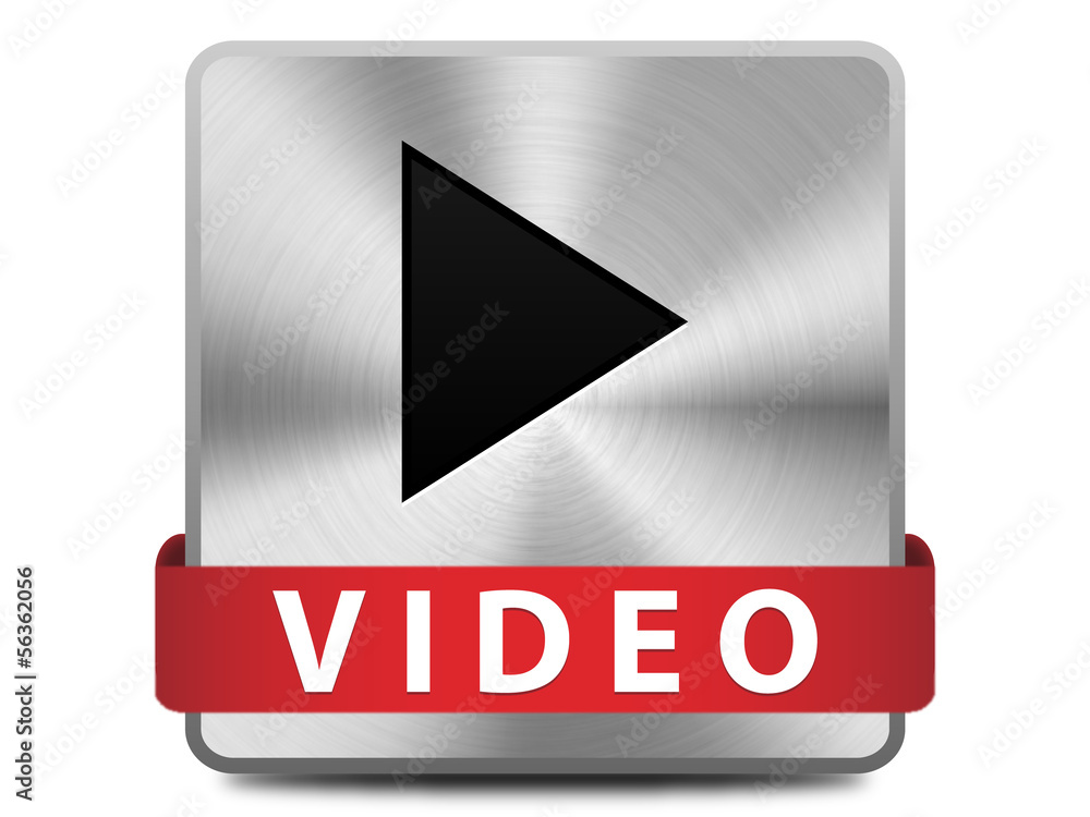 Video button Stock Vector | Adobe Stock