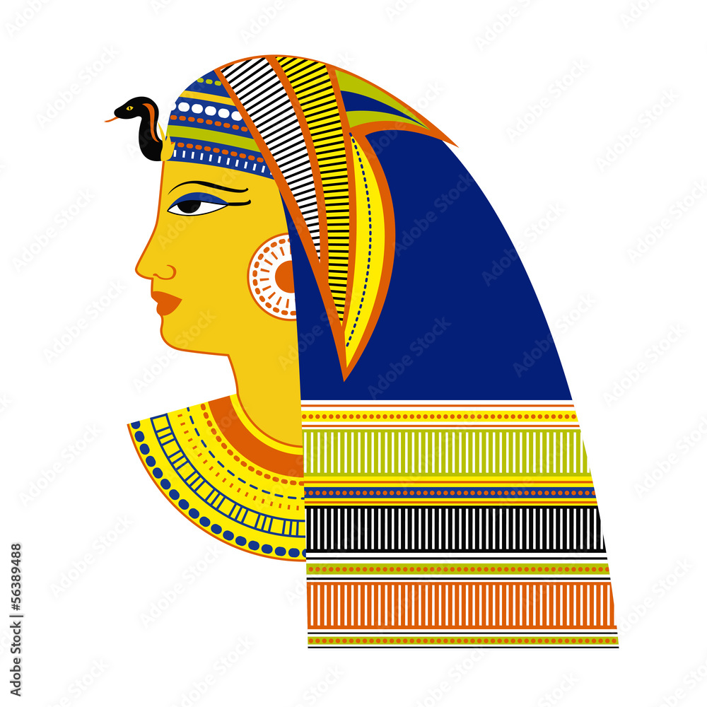 Ancient Egyptian Pharaoh - vector illustration Stock Vector | Adobe Stock
