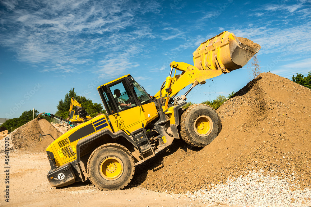 Radlader im Einsatz 2837 Stock Photo | Adobe Stock