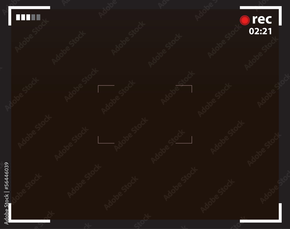 camera rec Stock Vector | Adobe Stock