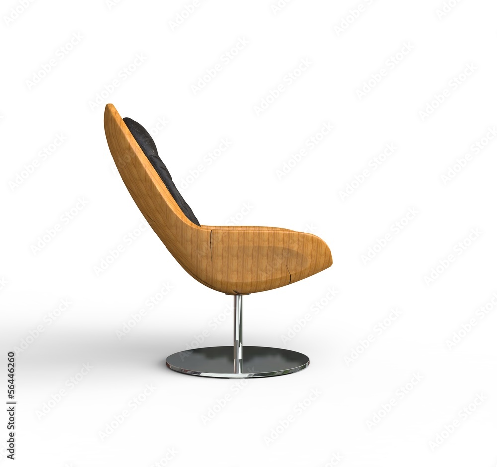 Wooden Chair Side View