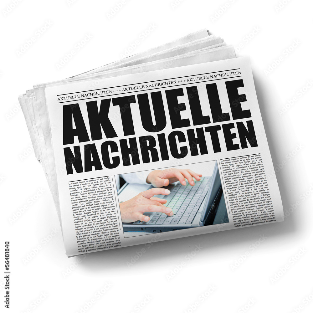 Aktuelle Nachrichten Stock Photo | Adobe Stock