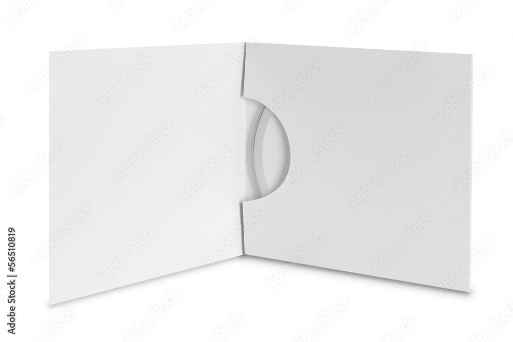 compact disc package isolated on white background Stock Photo | Adobe Stock