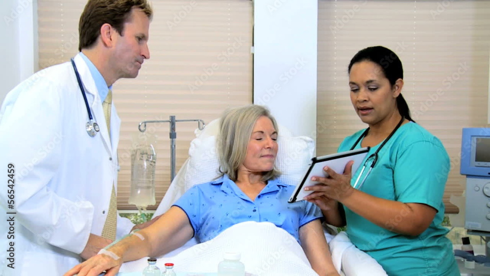 Updating Female Patient Medical History Stock Video | Adobe Stock