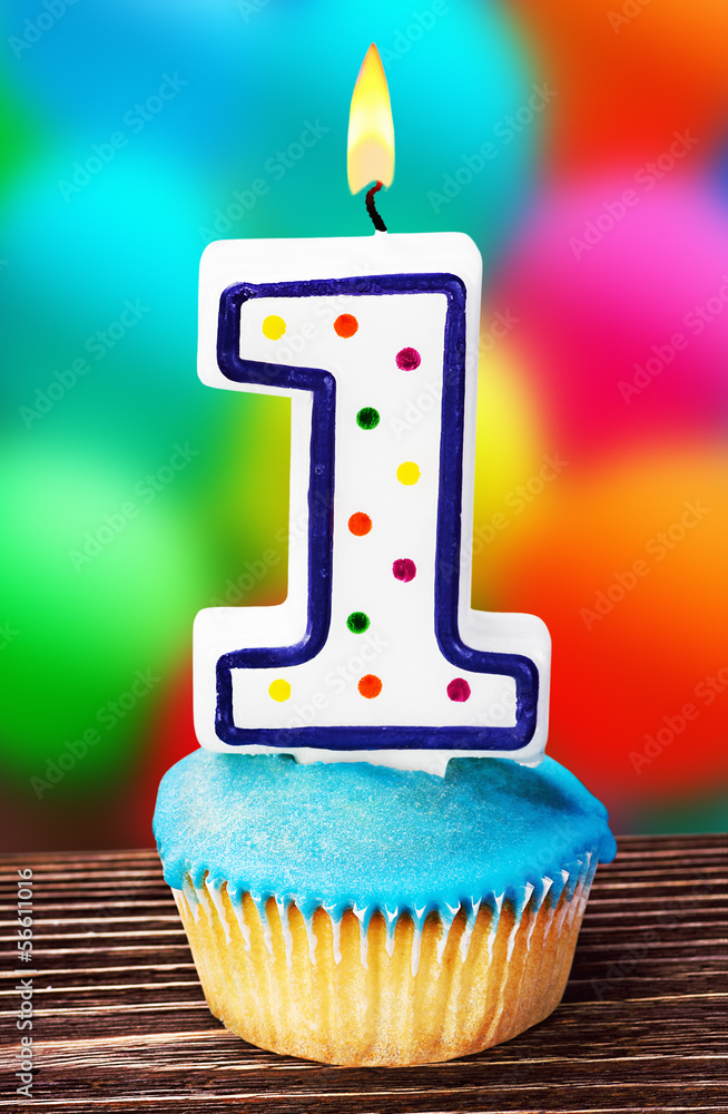 celebration of the first year either for a birthday Stock Photo | Adobe ...