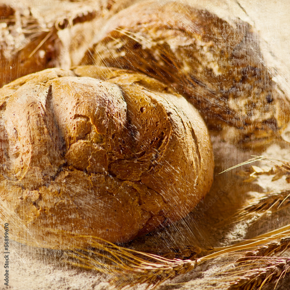 Vintage bread Stock Photo | Adobe Stock