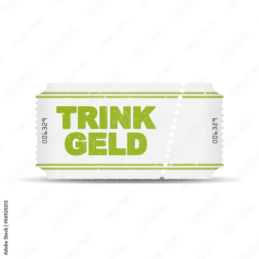 ticket v3 trinkgeld I Stock Vector | Adobe Stock