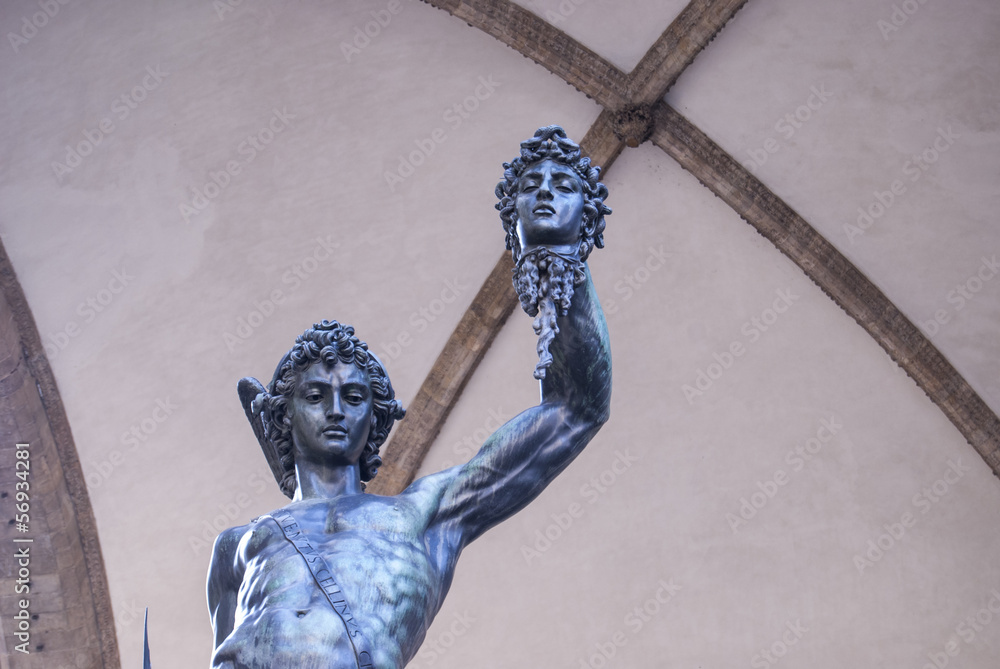Sculpture of Perseus with the head of Medusa. Stock Photo | Adobe Stock