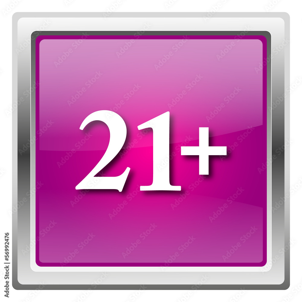 21 plus icon Stock Illustration | Adobe Stock