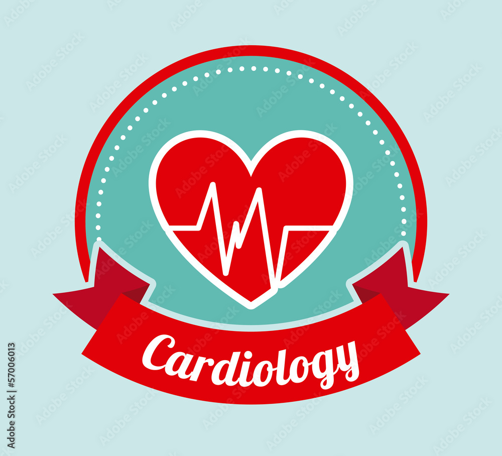 cardiology design Stock Vector | Adobe Stock