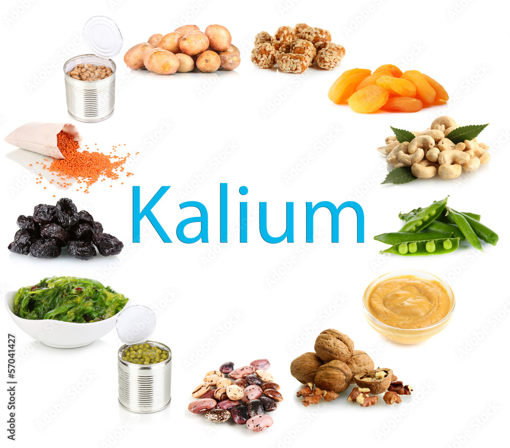 Products containing kalium foto de Stock | Adobe Stock