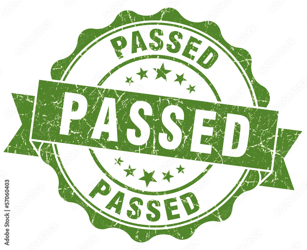 Passed Stamp Clip Art