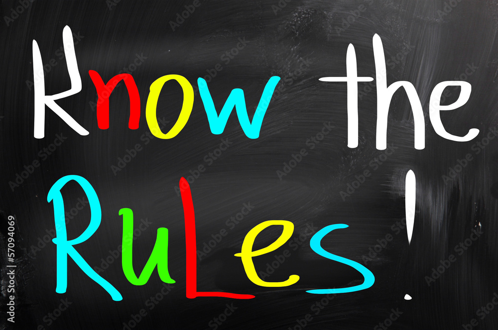Know The Rules Concept Stock Illustration | Adobe Stock