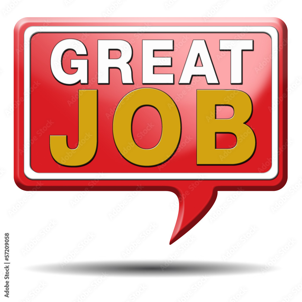 great job Stock Illustration | Adobe Stock