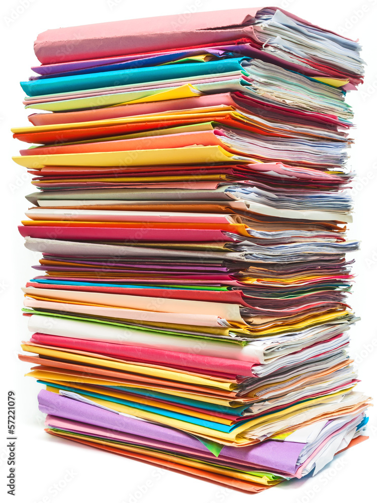 Aktenstapel Stock-Foto | Adobe Stock