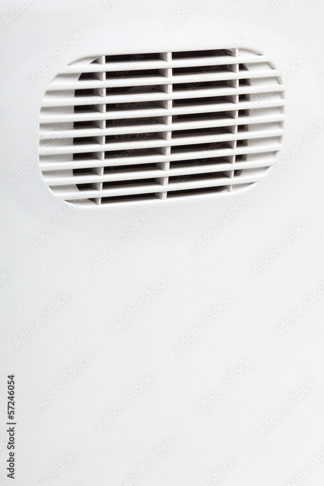 plastic air vent in white wall ventilation grille Stock Photo | Adobe Stock