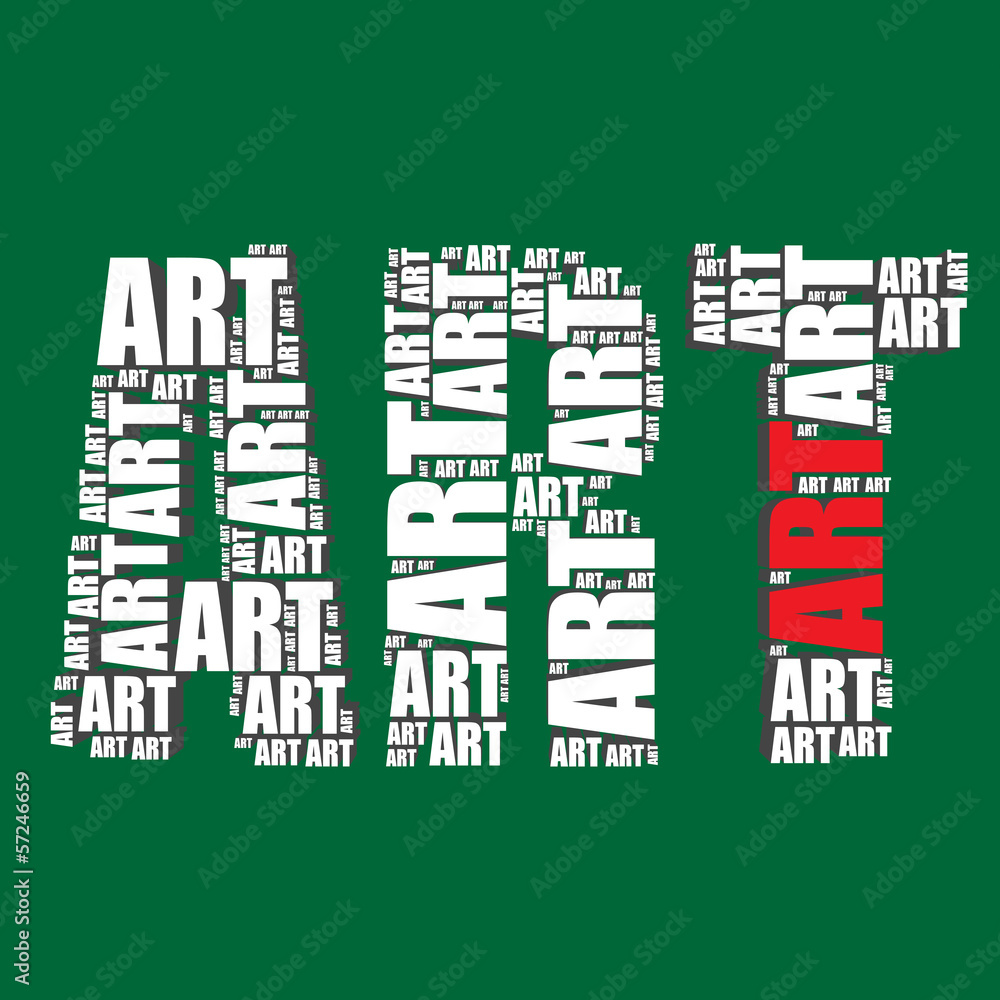 Typography Word Art