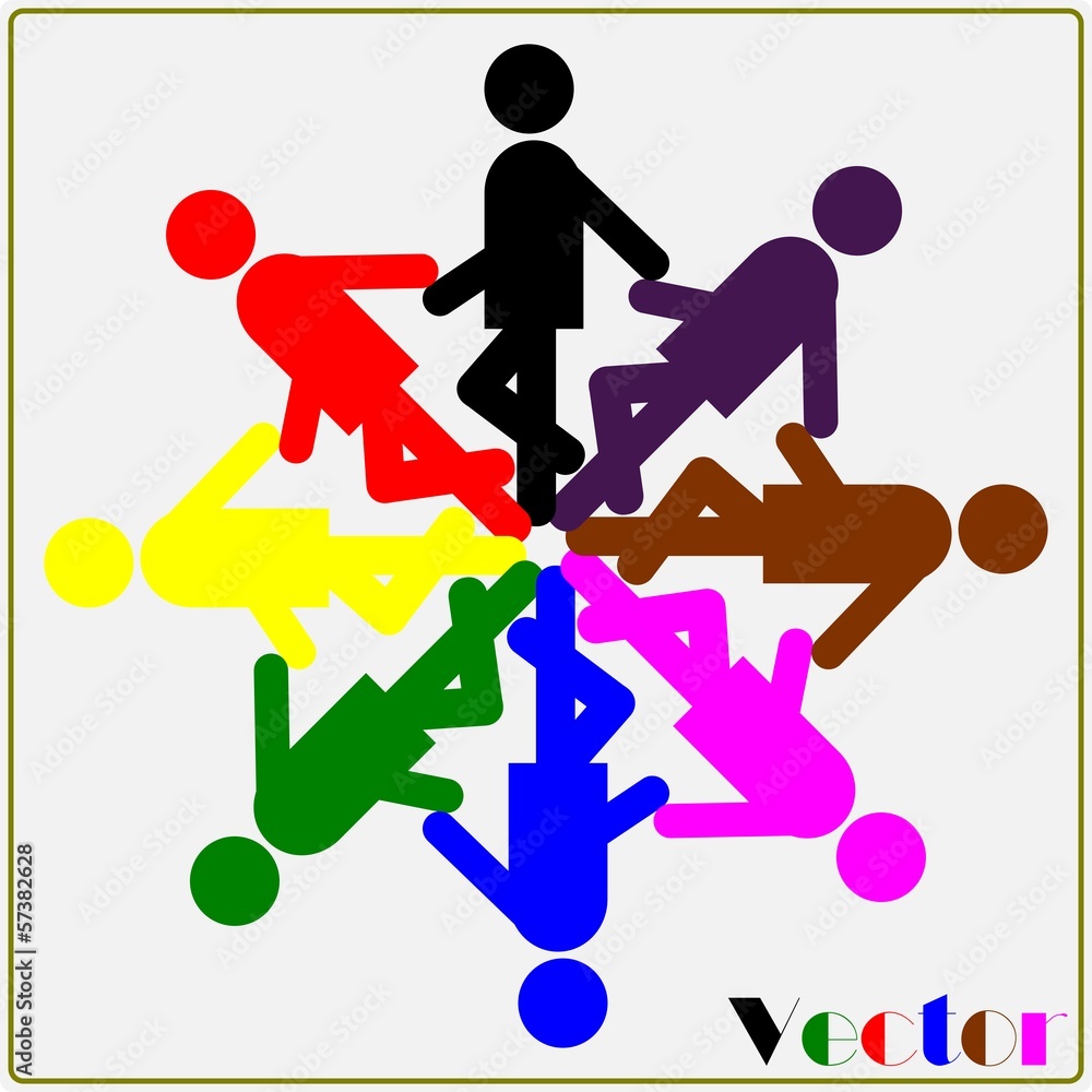 LOGO SIMBOLO SQUADRA O TEAM Stock Vector | Adobe Stock