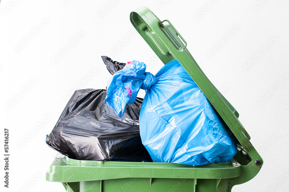 Waste bin top Stock Photo | Adobe Stock
