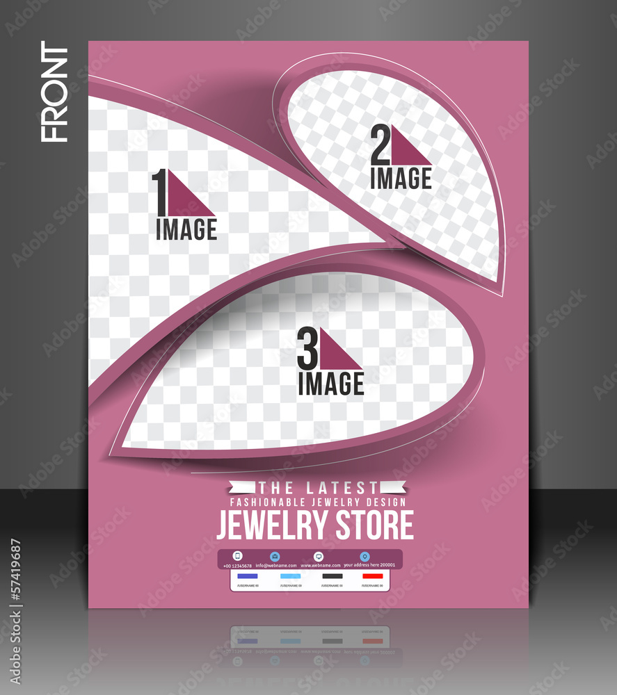 Jewelry Store Flyer & Poster Template Stock Vector | Adobe Stock