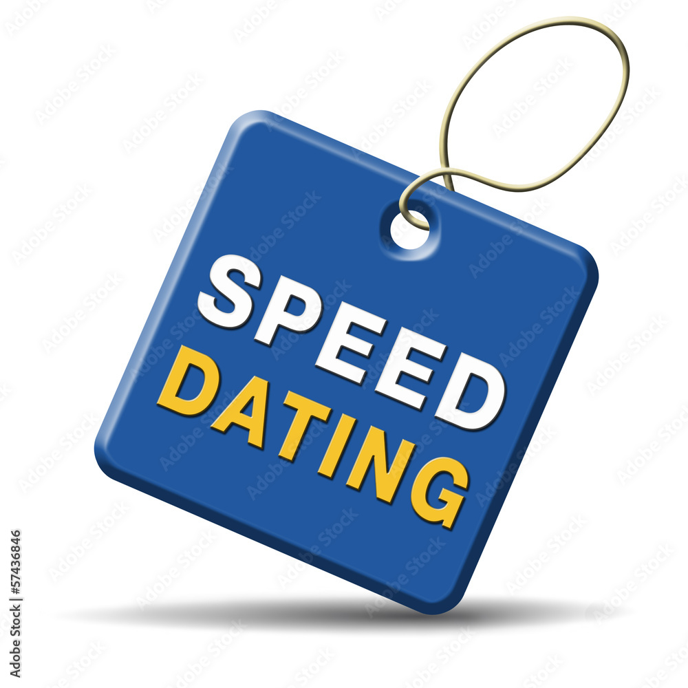 speed dating sign Illustration Stock | Adobe Stock