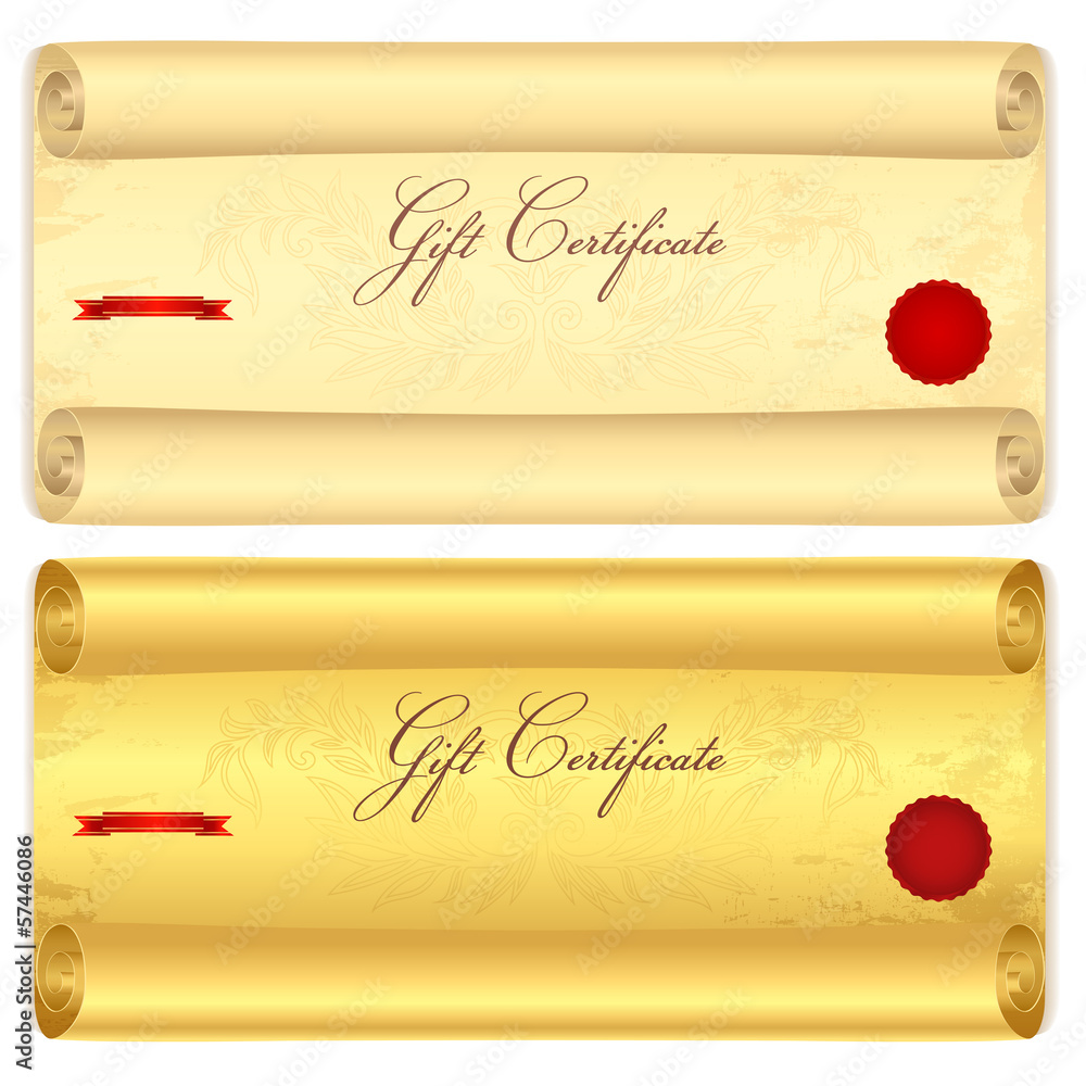 Scroll Certificate Templates