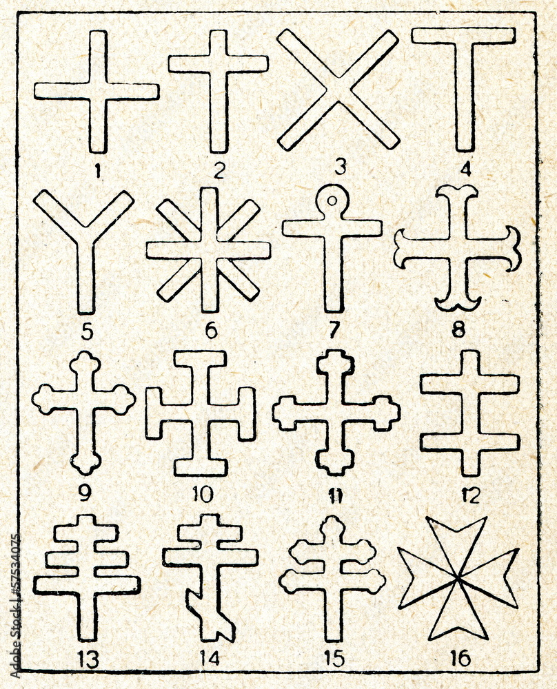 Types of cross Stock Photo | Adobe Stock