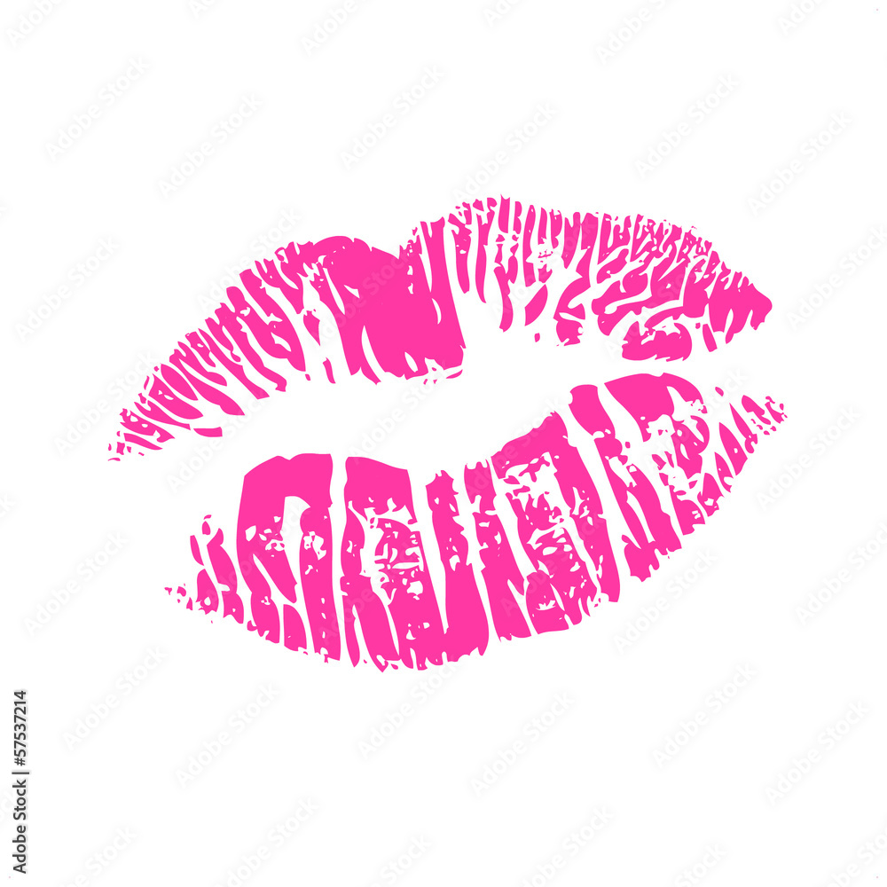 Pink Kiss Clipart