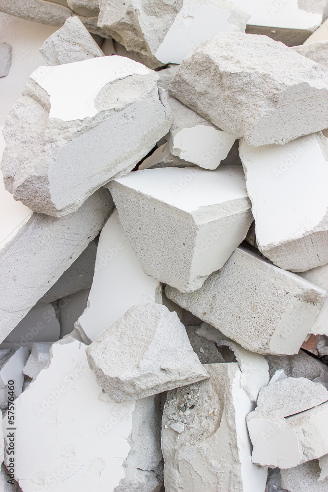broken blocks background Stock-Foto | Adobe Stock