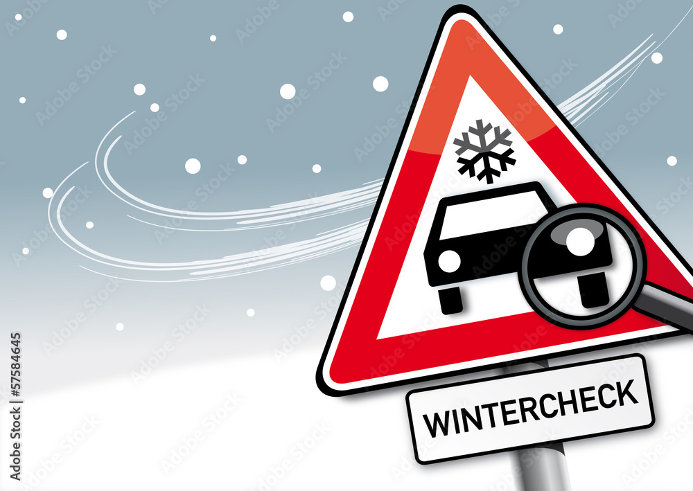 Wintercheck, Symbolbild vector de Stock | Adobe Stock