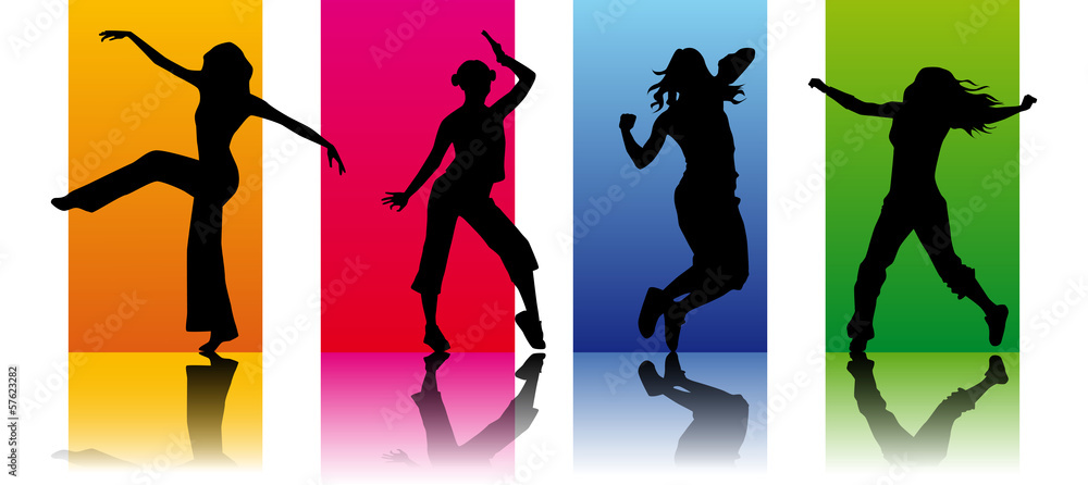 set zumba Stock Vector | Adobe Stock