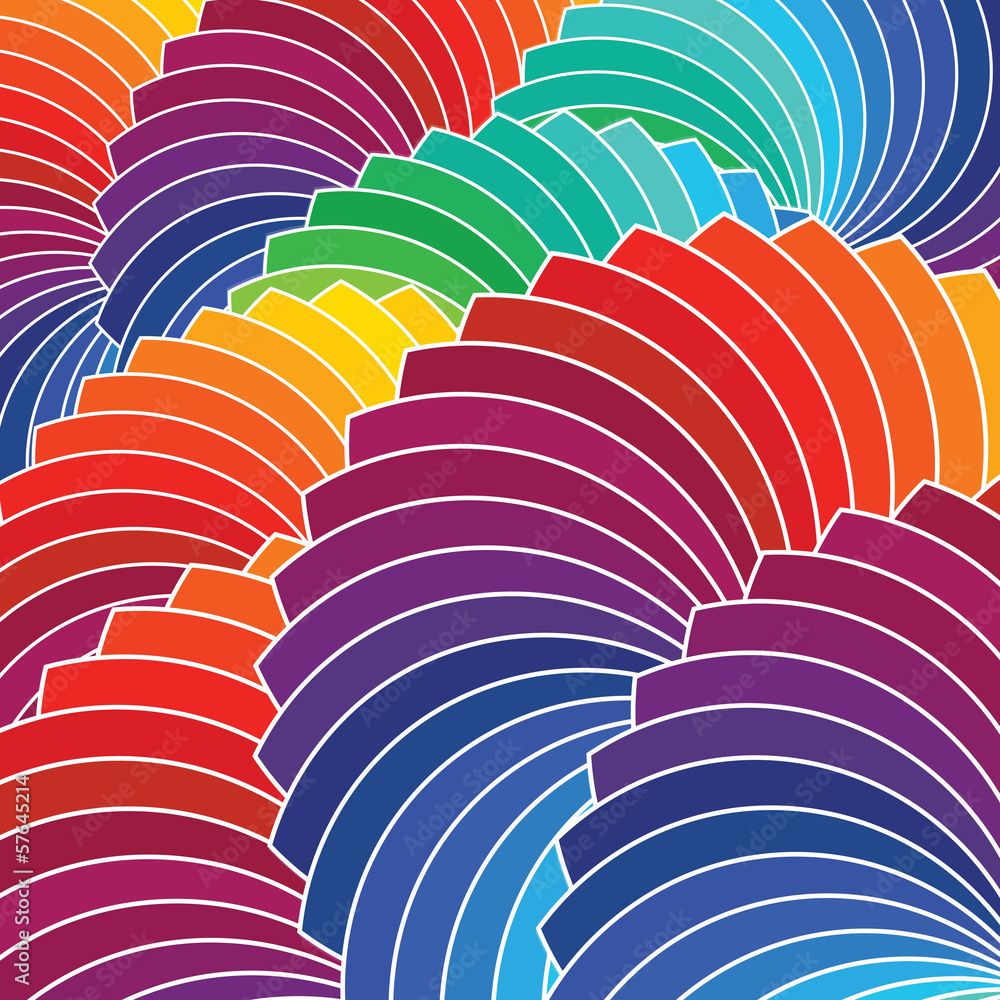 Color wheel background. Vector Illustration Stock Illustration | Adobe ...