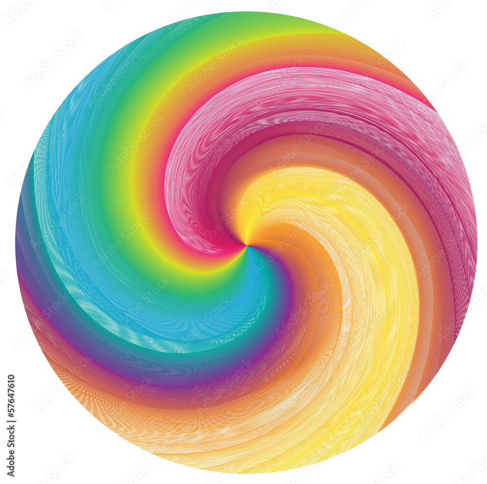Color wheel background. Vector Illustration Stock Illustration | Adobe ...