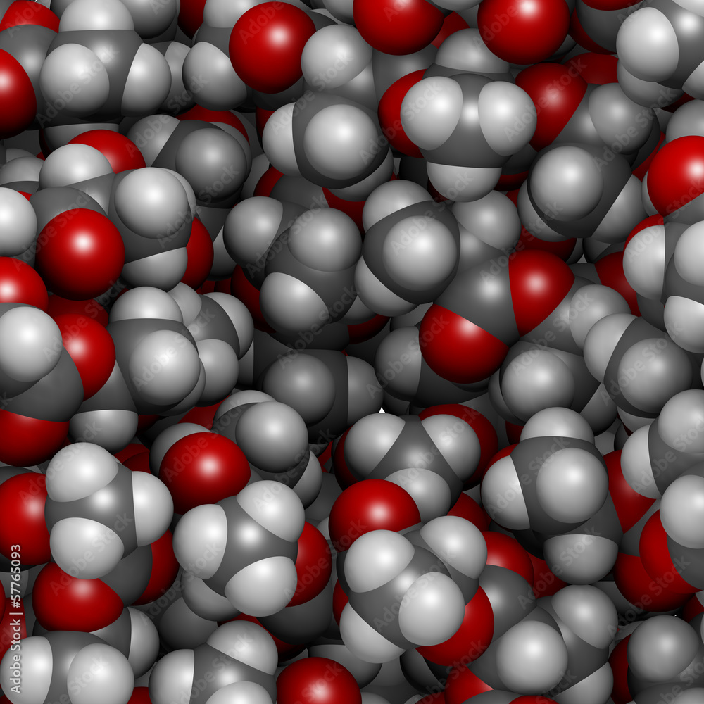 Polylactic acid (PLA, polylactide) bioplastic Stock Illustration ...