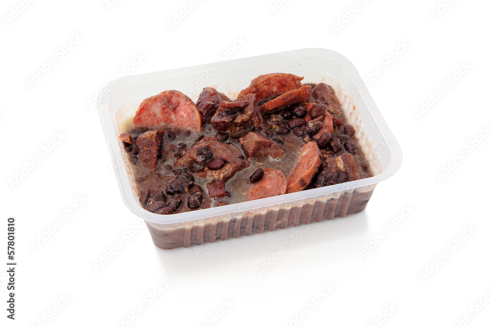 Foto de Brazilian Feijoada in a package do Stock | Adobe Stock