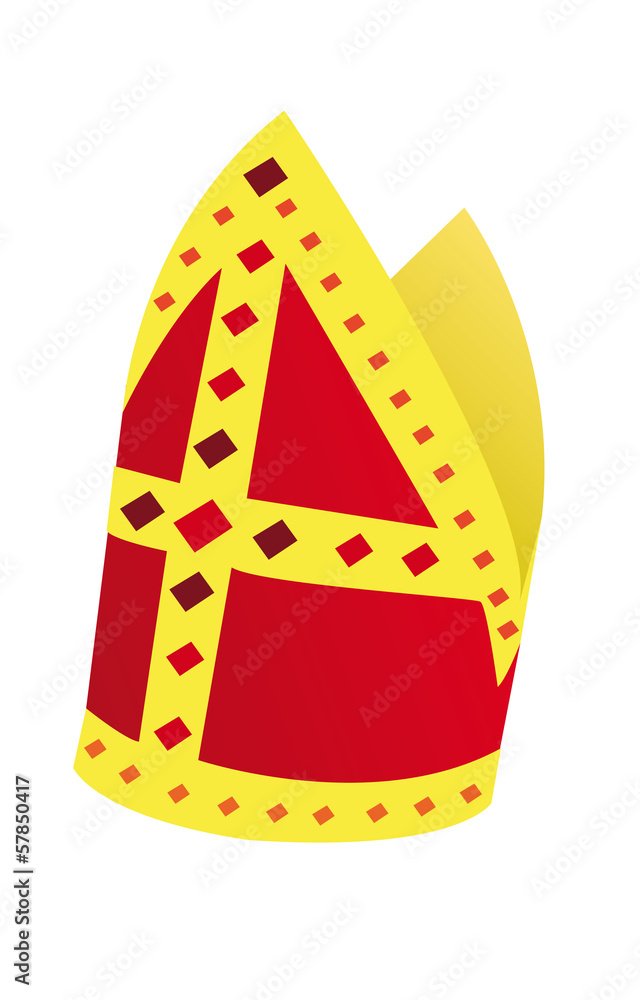 Stockvector Sinterklaas mijter | Adobe Stock