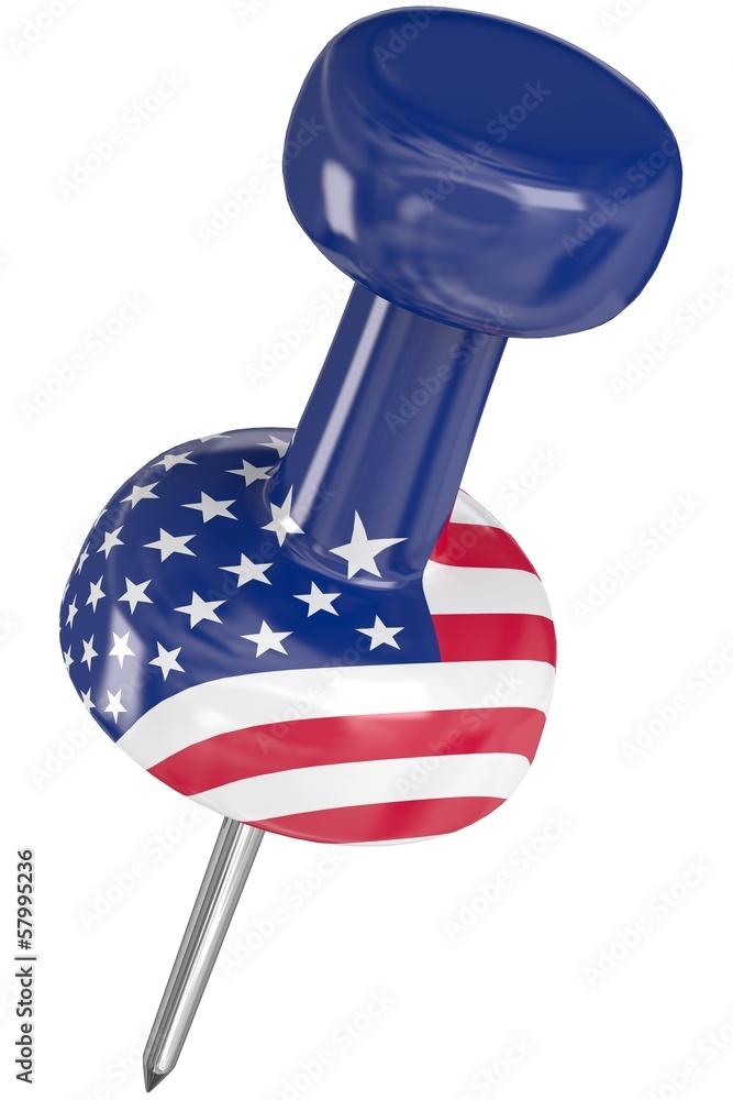 pinnadel usa Stock-Illustration | Adobe Stock