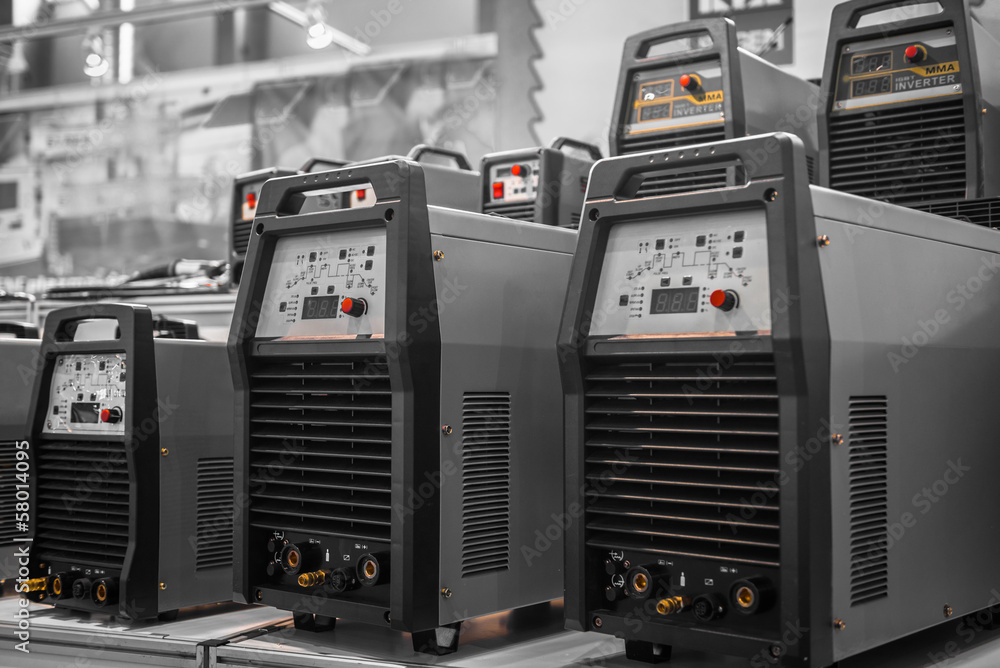 Industrial electricity inverters Stock Photo | Adobe Stock