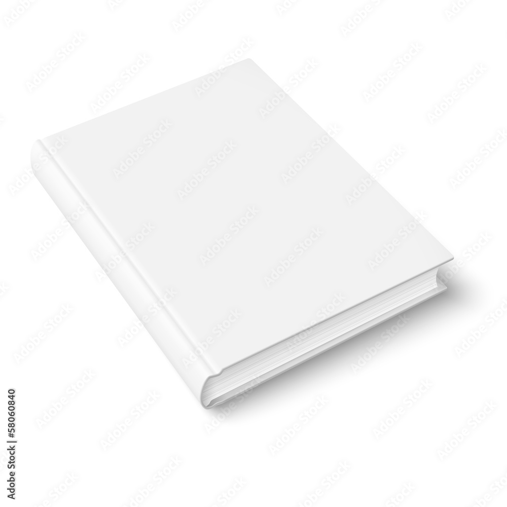 Blank book template. Stock Vector | Adobe Stock