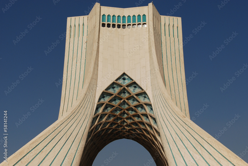 Azadi Tower in Tehran Stock Photo | Adobe Stock
